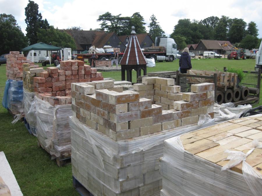 News Salvo Fair setting up: Bricks, bricks and more reclaimed bricks ...