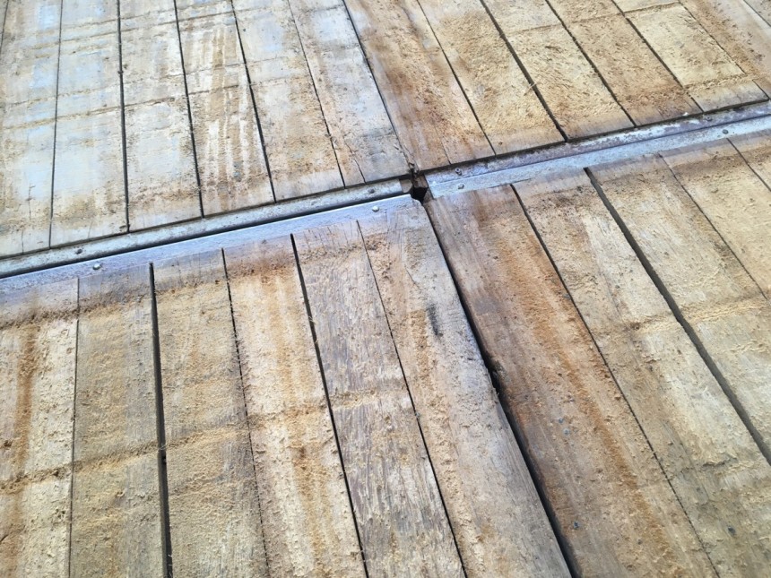 Antique & Reclaimed Reclaimed hardwood and metal panels - Decking ...