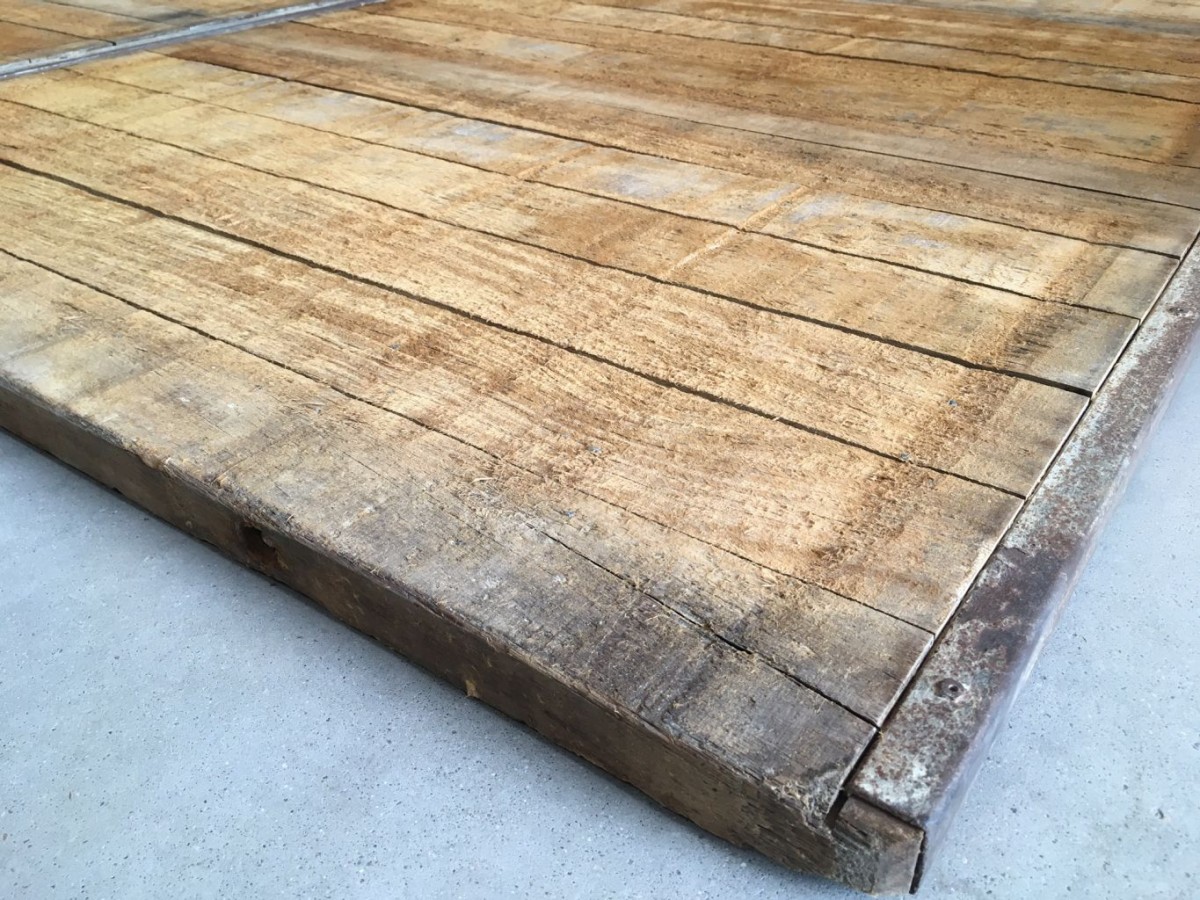Antique & Reclaimed Reclaimed hardwood and metal panels - Decking ...