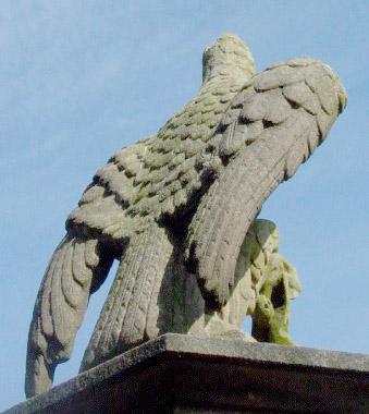 Theft Alerts Pair of stone falcons- SalvoWEB UK