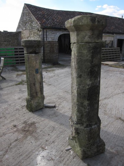 Antique & Reclaimed listings Antique Bathstone Gate Posts- SalvoWEB UK
