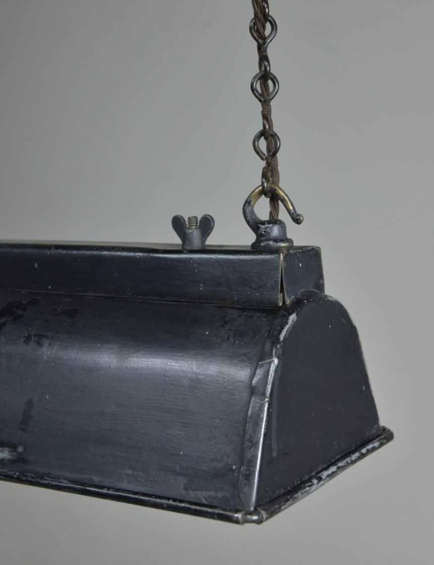 Antique & Reclaimed Antique Hanging Trough Shade Light- SalvoWEB UK