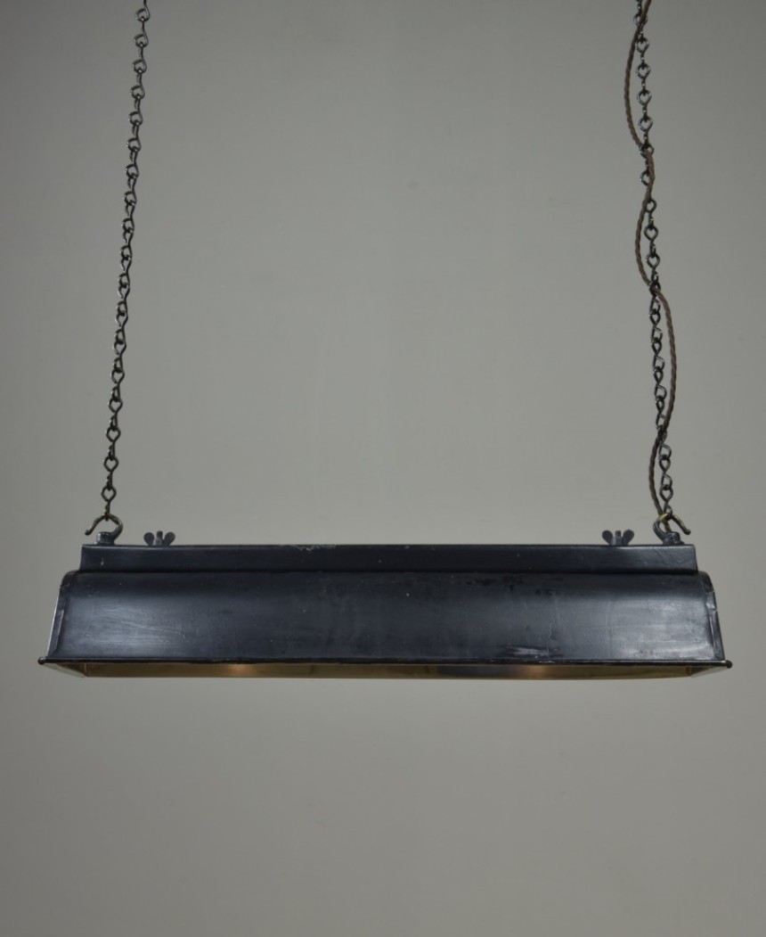 Antique & Reclaimed Antique Hanging Trough Shade Light- SalvoWEB UK