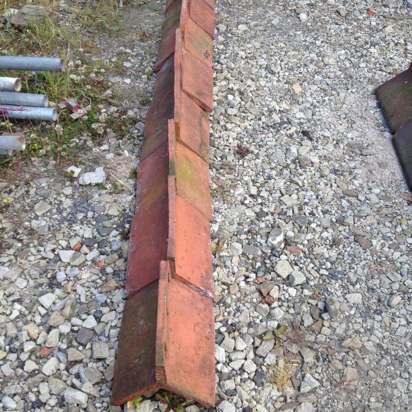 Antique & Reclaimed Crested Victorian Terracotta Ridges 5 off Ornate ...