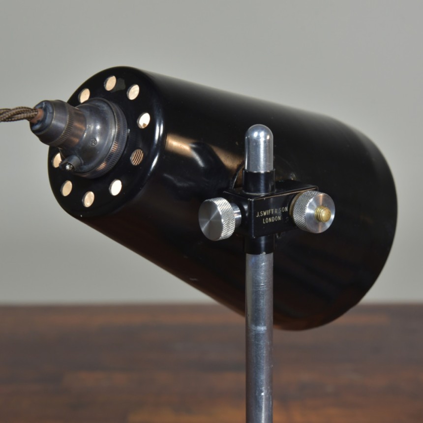 Antique & Reclaimed Laboratory Table Lamps - Pair- SalvoWEB UK