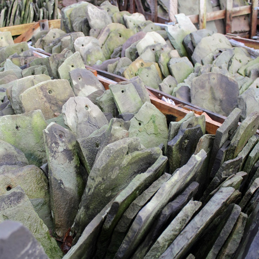 Antique & Reclaimed Reclaimed Welsh stone roof tiles- SalvoWEB UK