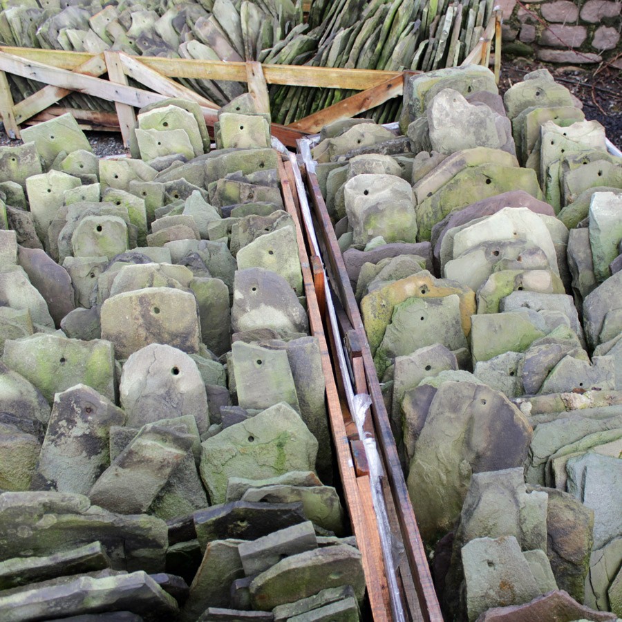Antique & Reclaimed Reclaimed Welsh stone roof tiles- SalvoWEB UK