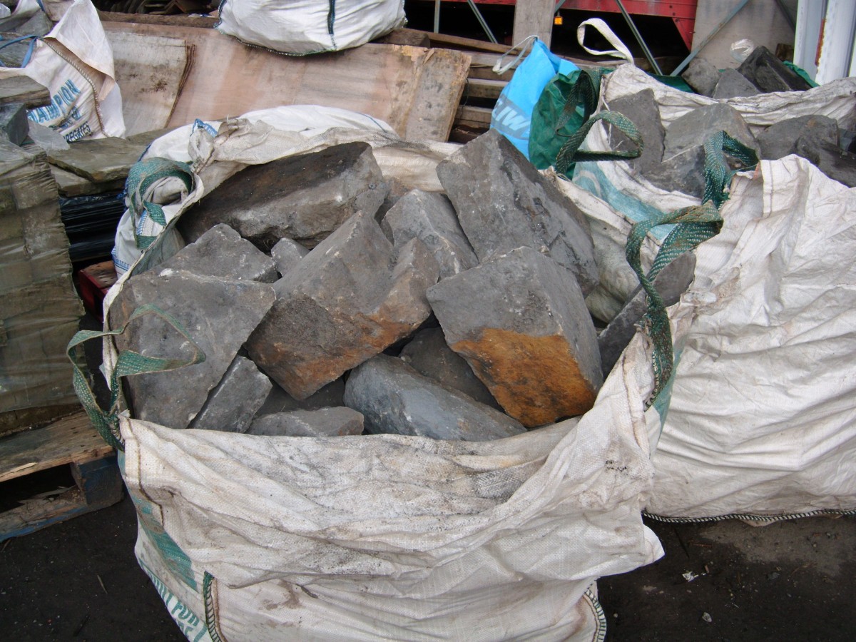 Antique & Reclaimed Reclaimed dressed pennant cut stone- SalvoWEB UK