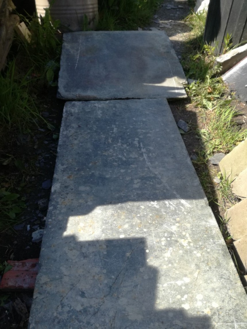 Antique & Reclaimed Delabole slate slabs 50 Square metres 12/11/2022 ...