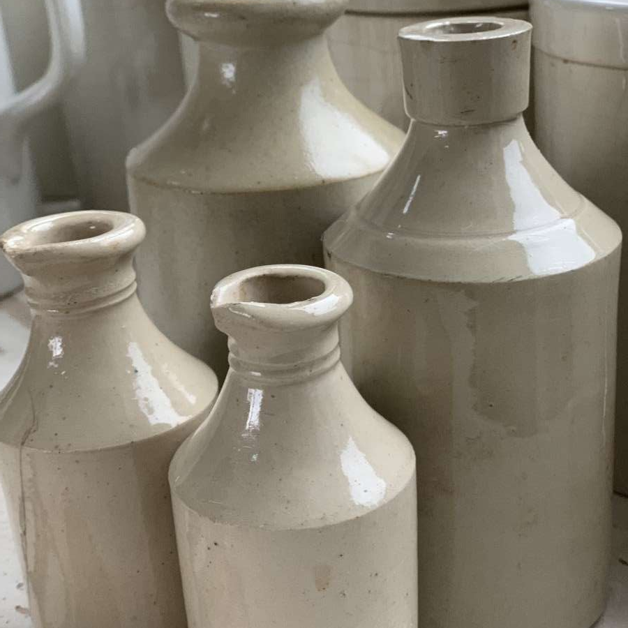 Antique & Reclaimed Stoneware pots and bottles- SalvoWEB UK