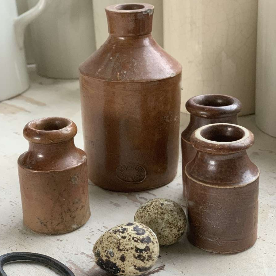 Antique & Reclaimed Stoneware pots and bottles- SalvoWEB UK