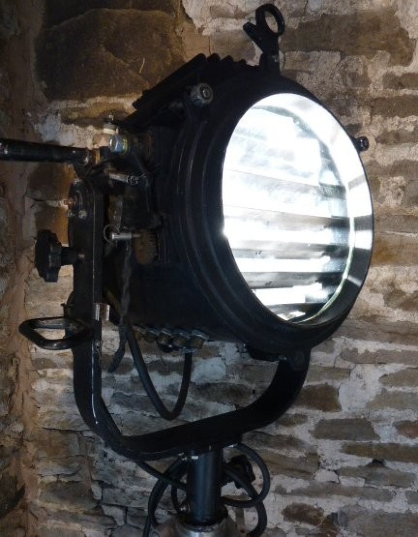 Antique & Reclaimed Francis Signal vintage searchlight with custom ...