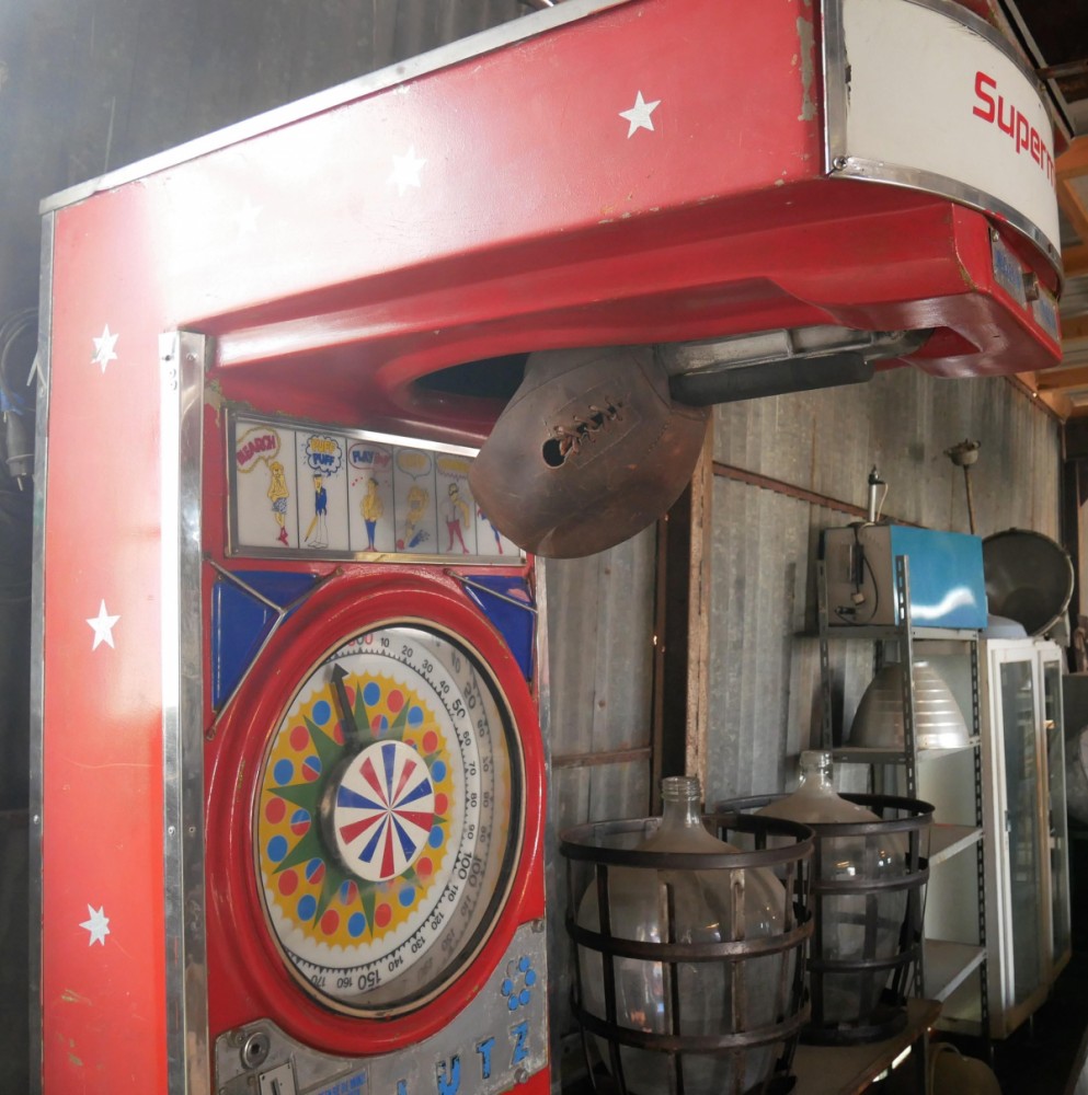 Antique & Reclaimed "Superman" - Boxball machine- SalvoWEB Germany