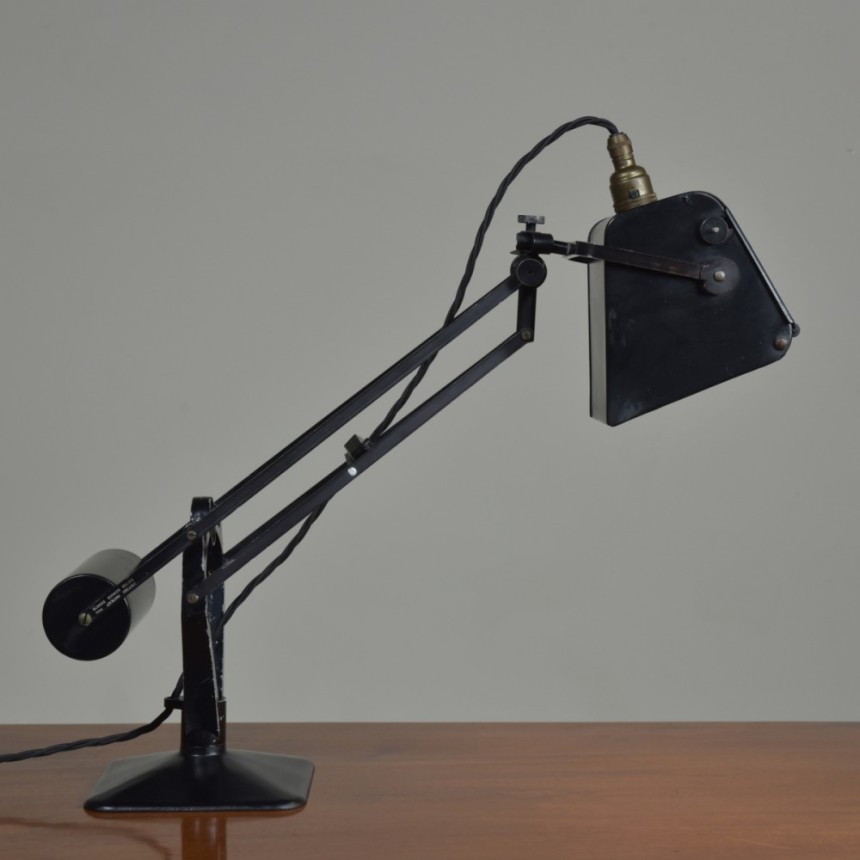 Antique & Reclaimed Hadrill & Horstmann Counterbalance Lamp- SalvoWEB UK