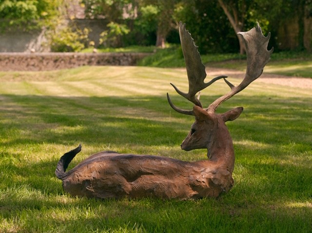 Stolen listings Theft Alert: Gillick Fallow Buck Bronze Sculpture ...