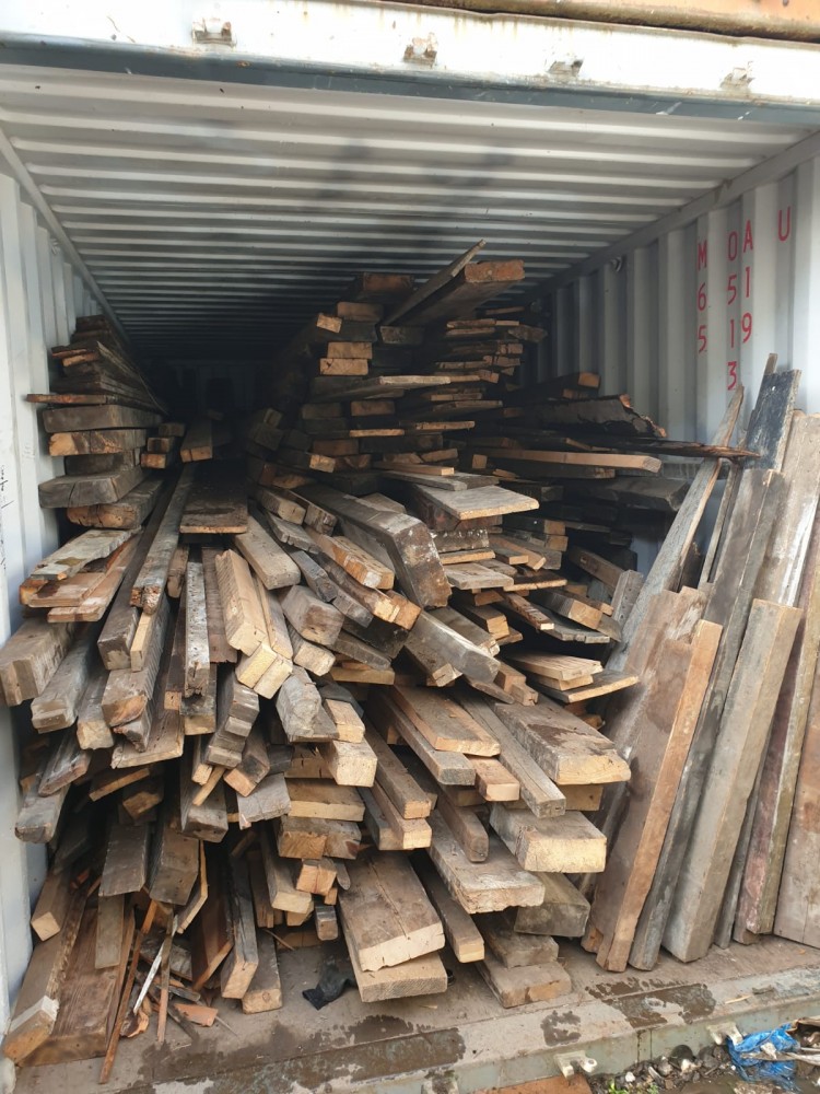 Reclaimed Wood Shipping Container Buildings