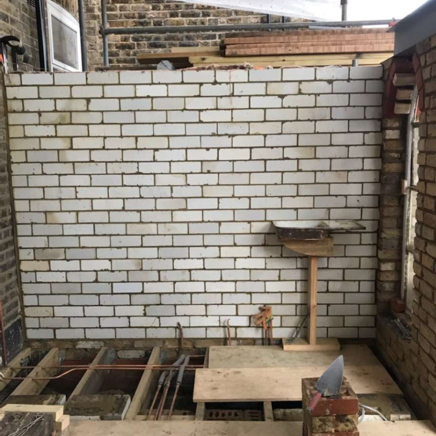 Antique & Reclaimed White Glazed Reclaimed Brick Tiles - 5000 in Stock ...