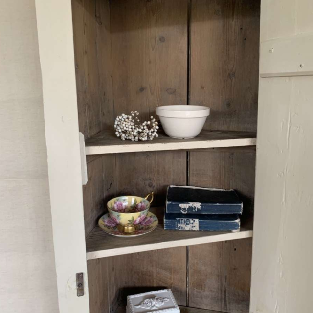 Recraft & Upcycled Victorian corner cupboard- SalvoWEB UK