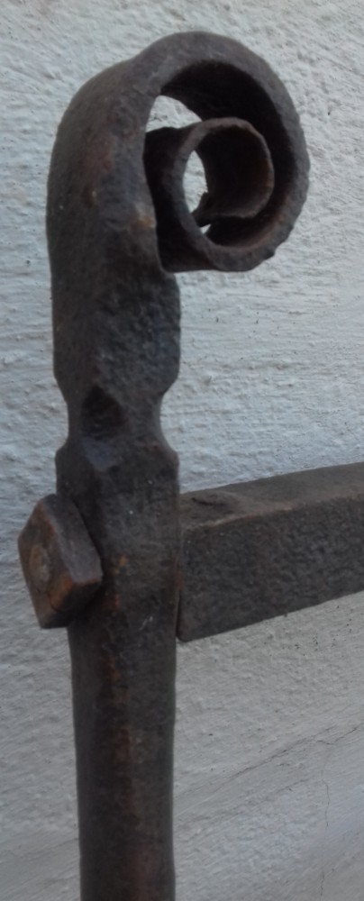 Antique & Reclaimed 19th century wrought iron blacksmithmade riveted ...