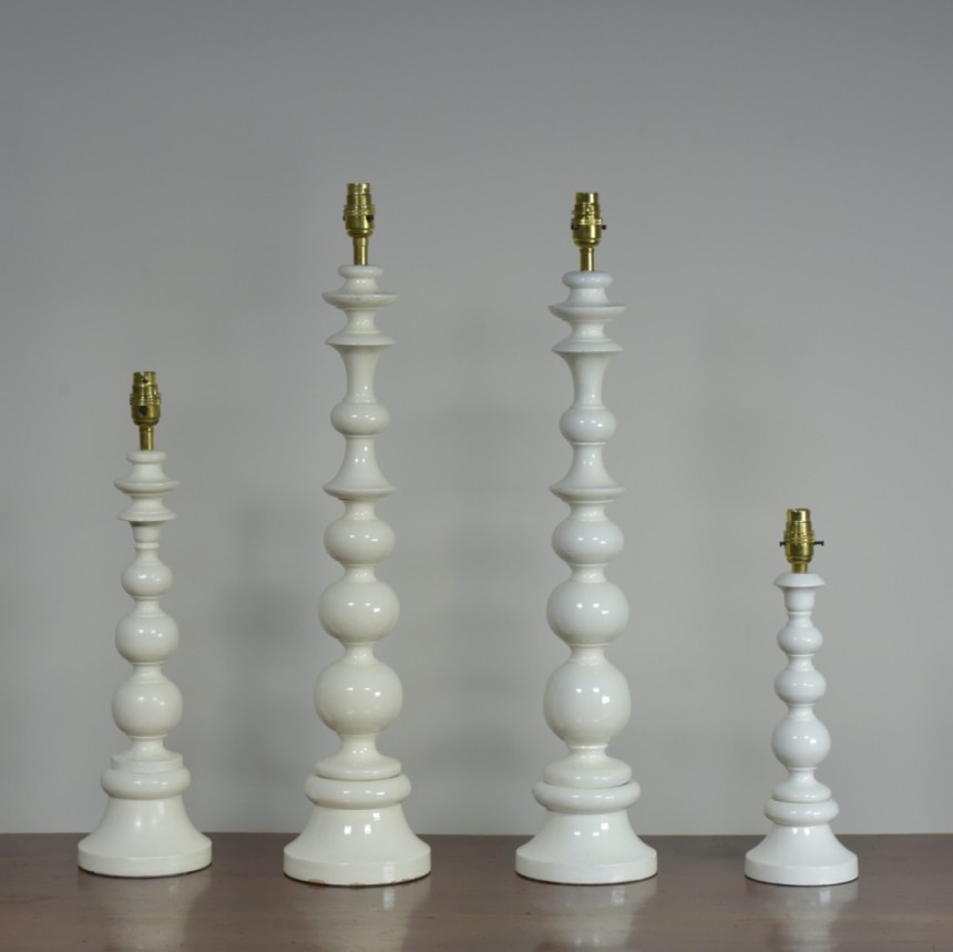 Antique & Reclaimed Bobble Table Lamps - 1960s- SalvoWEB UK