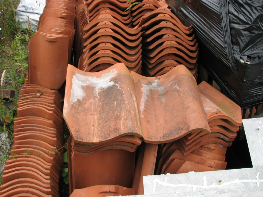 Antique & Reclaimed Double Roman Clay Bridgewater Tiles- SalvoWEB UK