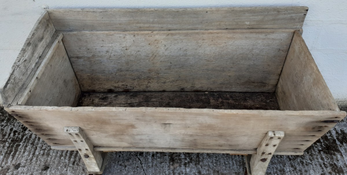 Antique & Reclaimed 19th century bakers dough bin- SalvoWEB UK