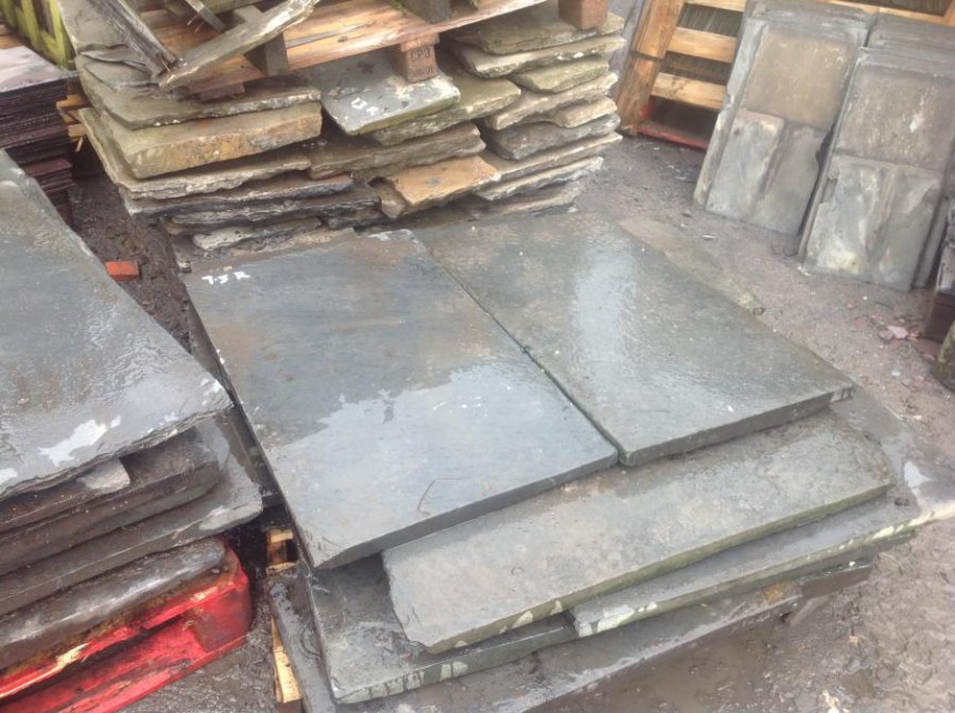 Antique & Reclaimed Reclaimed Welsh slate slabs- SalvoWEB UK