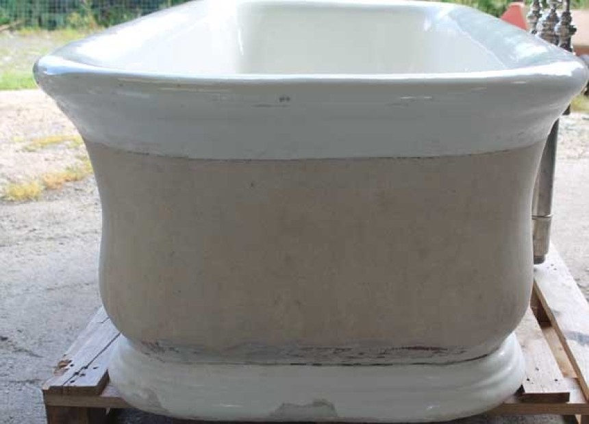 Antique & Reclaimed Double ended fireclay bath- SalvoWEB UK