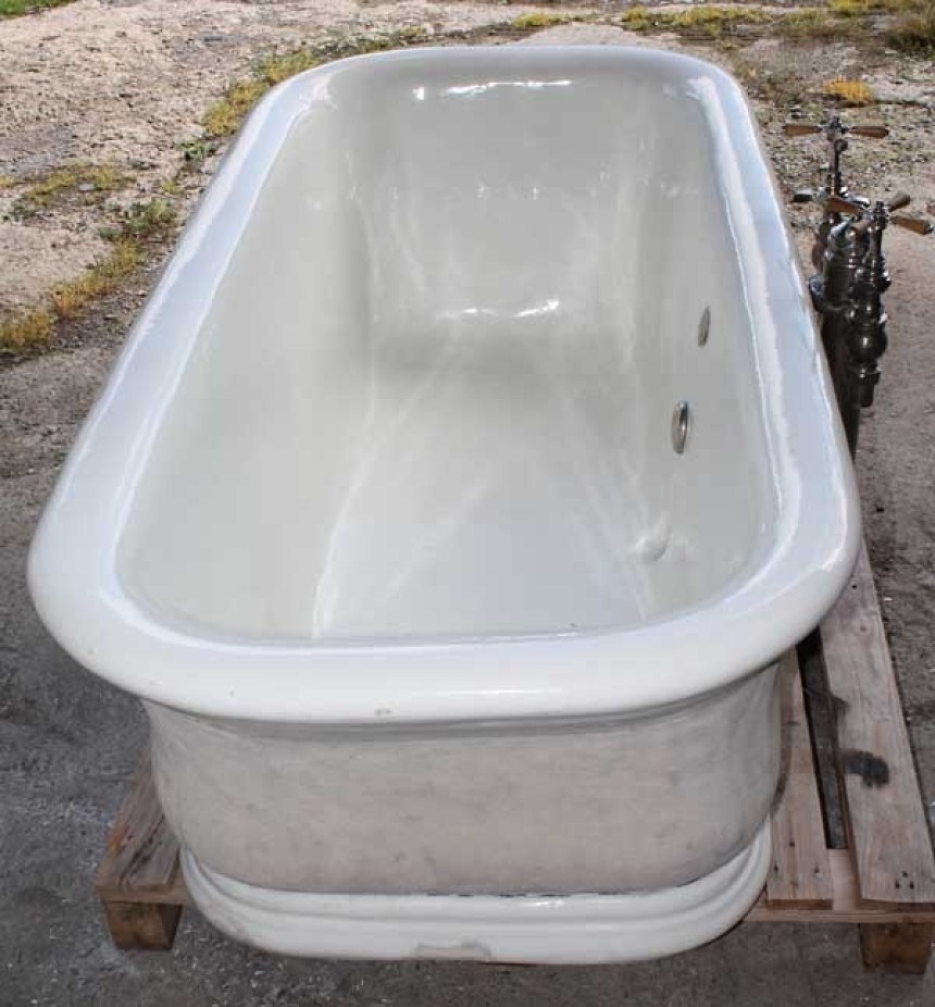 Antique & Reclaimed Double ended fireclay bath- SalvoWEB UK