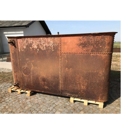 Antique & Reclaimed Rivet tank around 1900- SalvoWEB Germany