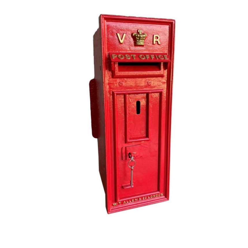 Antique & Reclaimed Original Old Cast Iron Queen Victoria Wall Mounted ...