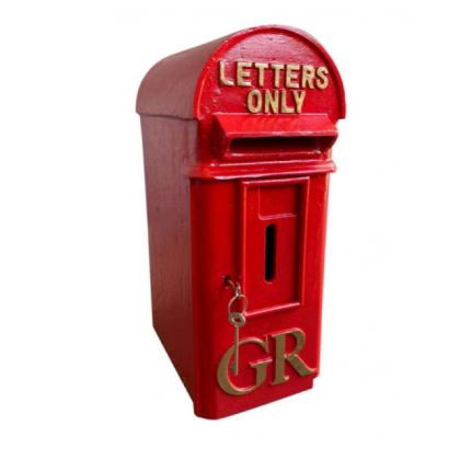 Antique & Reclaimed GR Cast Iron Pole Mounted Royal Mail Letter Post ...