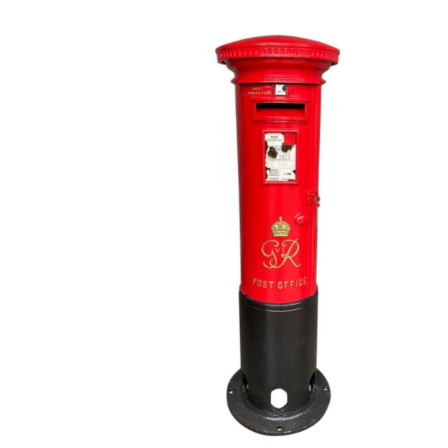 Antique & Reclaimed Original Old Reclaimed Cast Iron 'George VI' Pillar ...