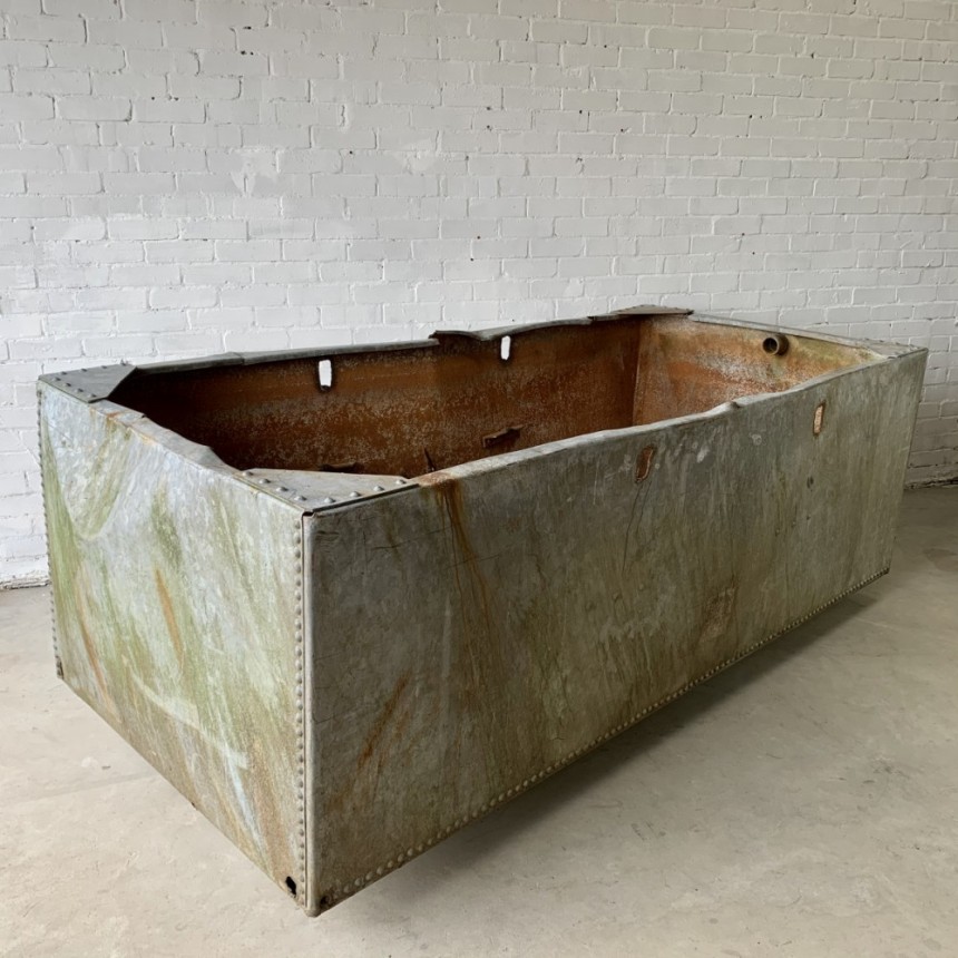 Antique & Reclaimed Huge Reclaimed Galvanised Riveted Water Tank ...