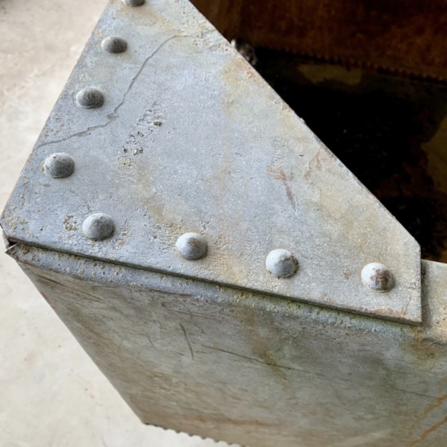 Antique & Reclaimed Huge Reclaimed Galvanised Riveted Water Tank ...