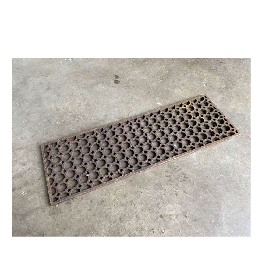 Antique & Reclaimed Old Antique Large Octagon Cast Iron Floor Grille ...