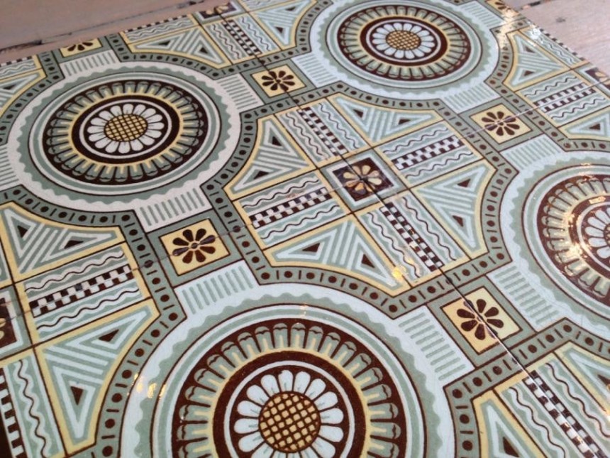 Antique & Reclaimed Set of Antique Minton Tiles- SalvoWEB UK