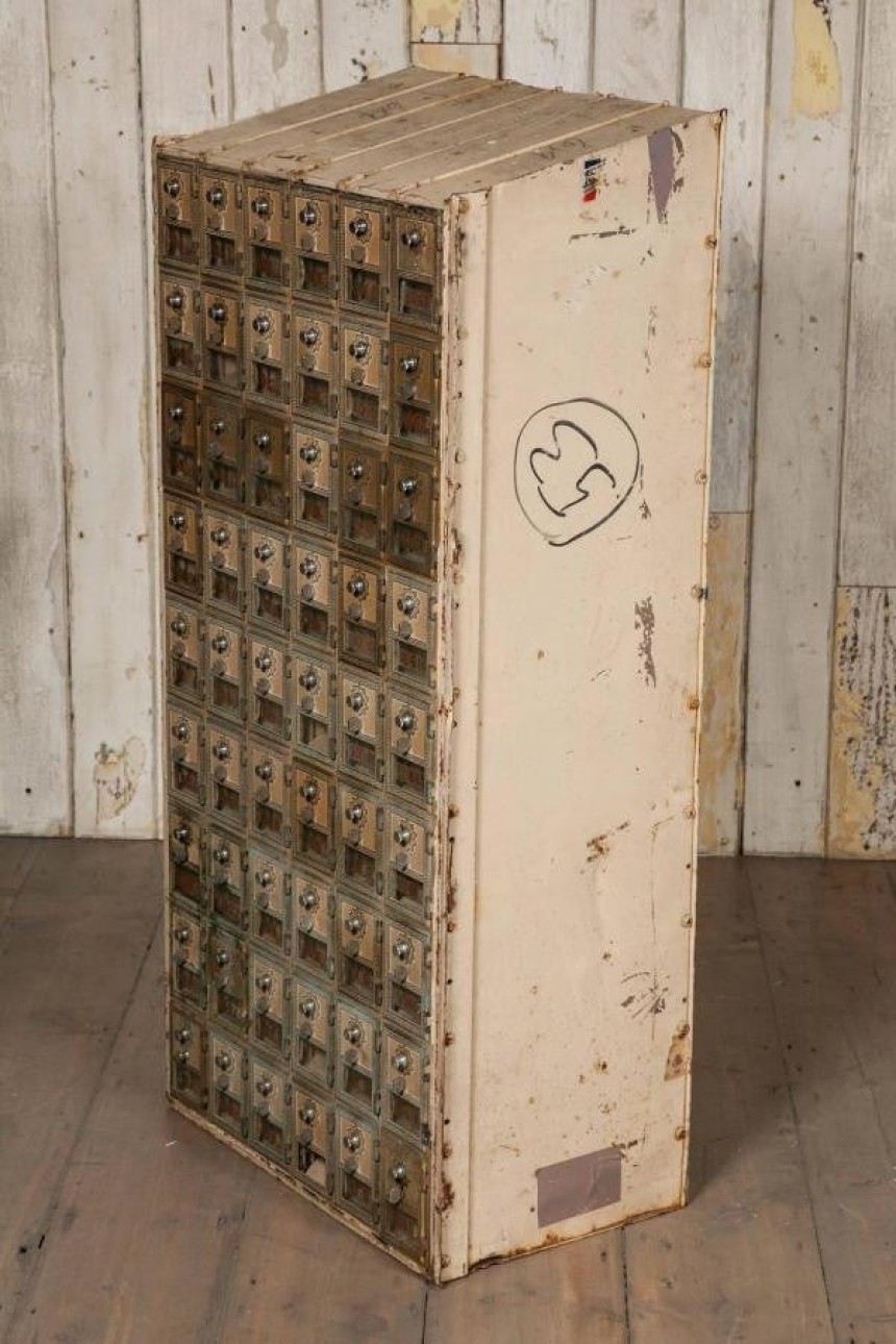 Antique & Reclaimed Genuine Antique USA Post Office Mailboxes- SalvoWEB UK