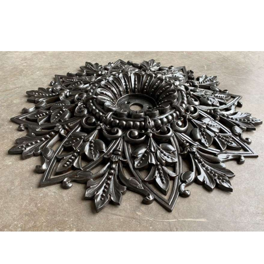 Antique & Reclaimed Decorative Antique Hand Polished Cast Iron Ceiling ...