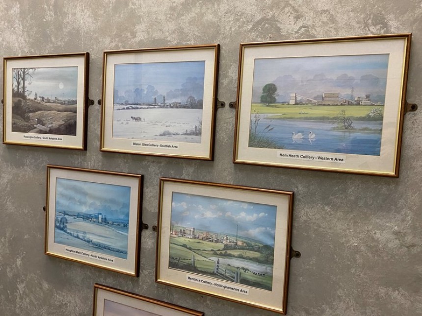 Antique & Reclaimed Collection of 6 Original Bryan Conway Colliery ...