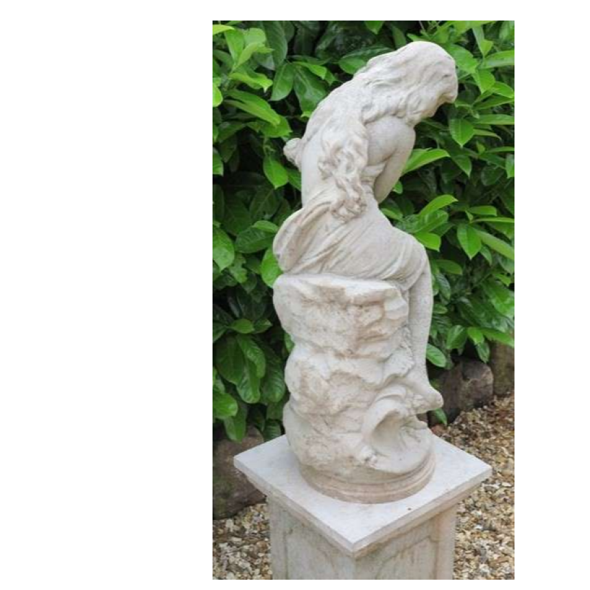 Antique & Reclaimed Antique Garden Feature Cast Stone Venus Goddess ...