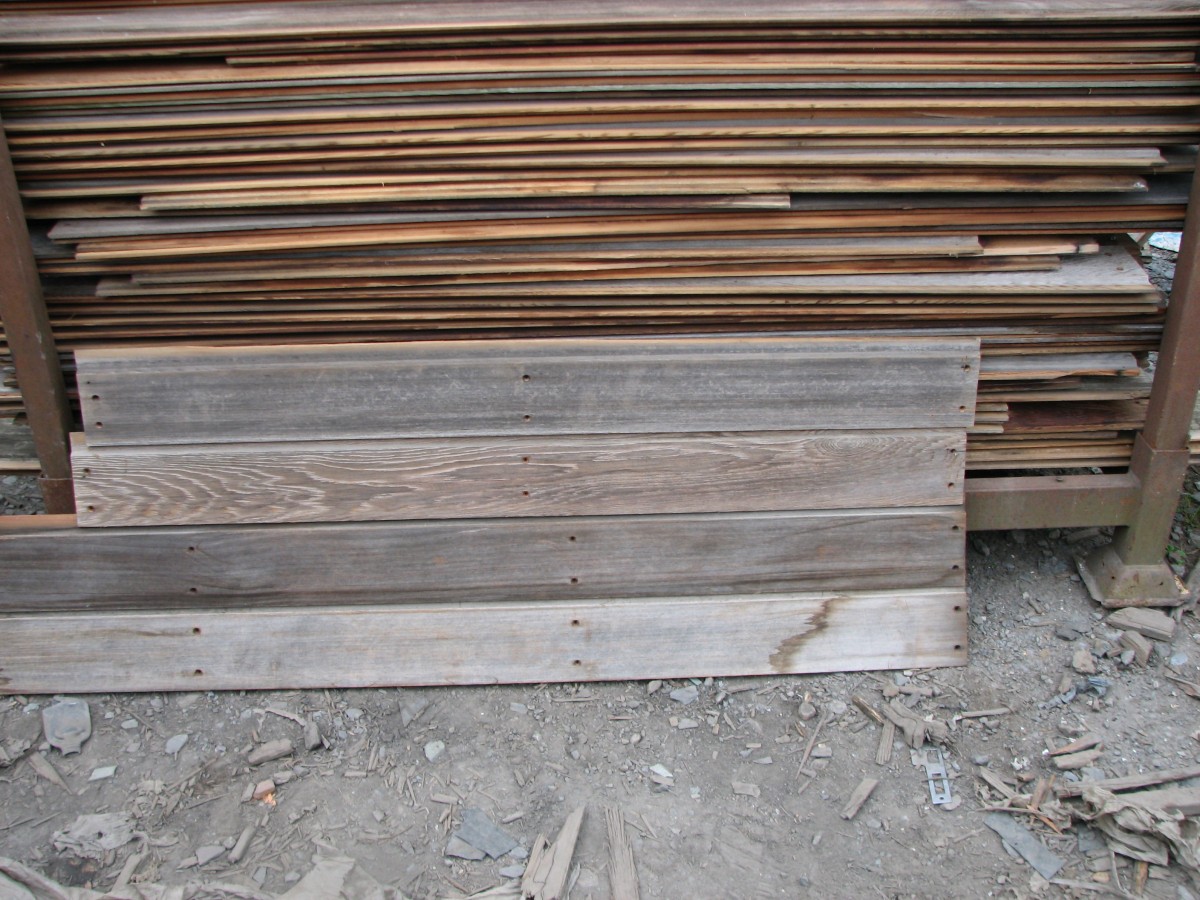 Antique & Reclaimed Cedar cladding , exterior wood cladding- SalvoWEB UK