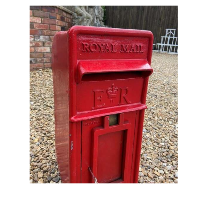 Antique & Reclaimed Original Genuine Royal Mail Cast Iron Arch Back ...