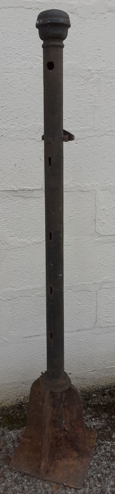 Antique & Reclaimed Victorian cast iron gate post.- SalvoWEB UK