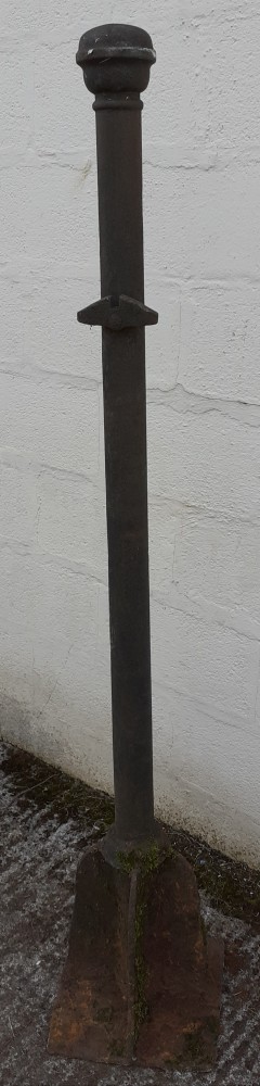 Antique & Reclaimed Victorian cast iron gate post.- SalvoWEB UK