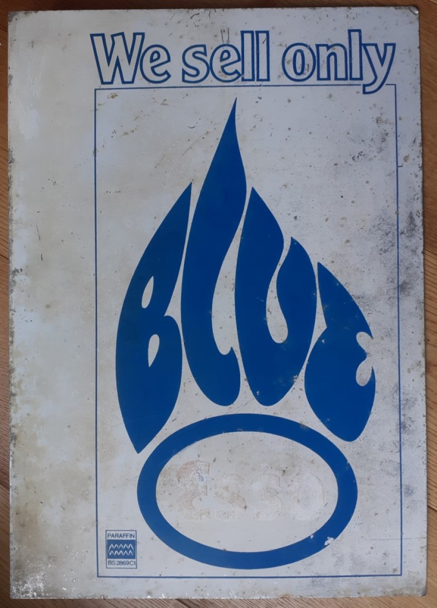 Antique & Reclaimed listings Original Esso Blue advertising sign ...