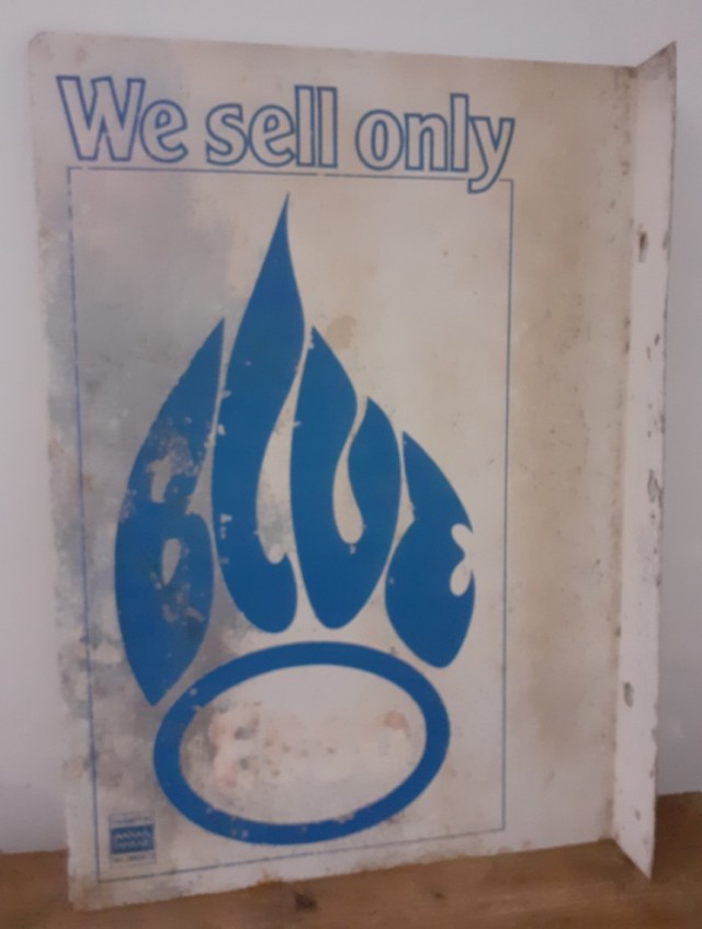 Antique & Reclaimed listings Original Esso Blue advertising sign ...