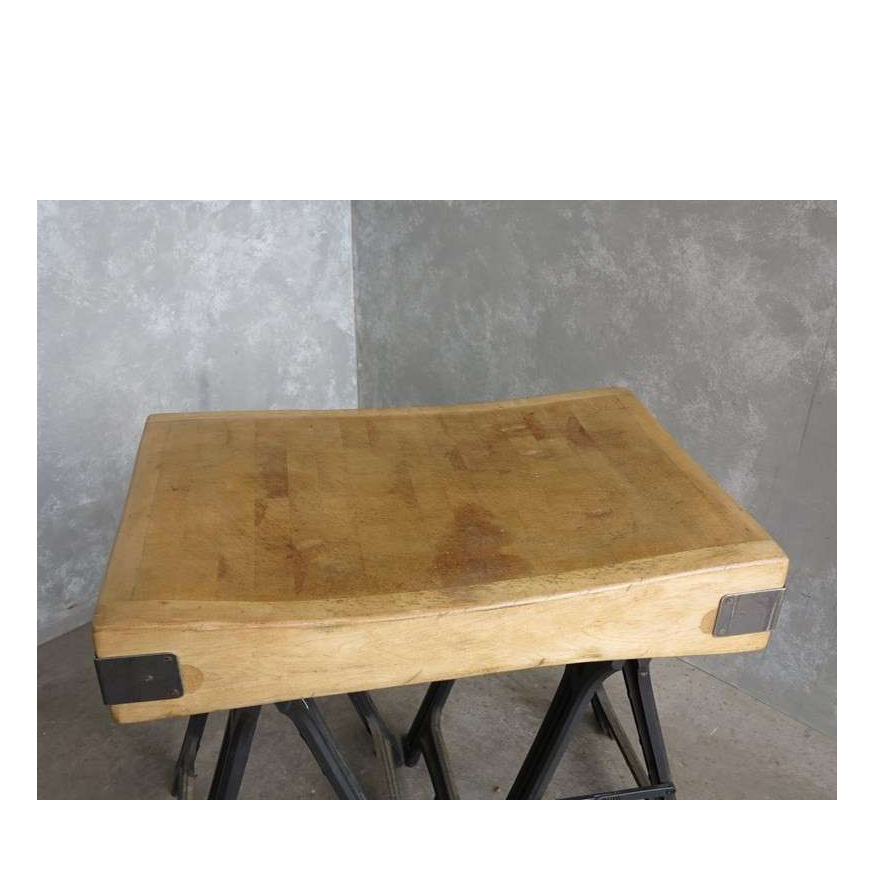 Antique & Reclaimed Antique Old Maple Kitchen Butchers Chopping Block ...