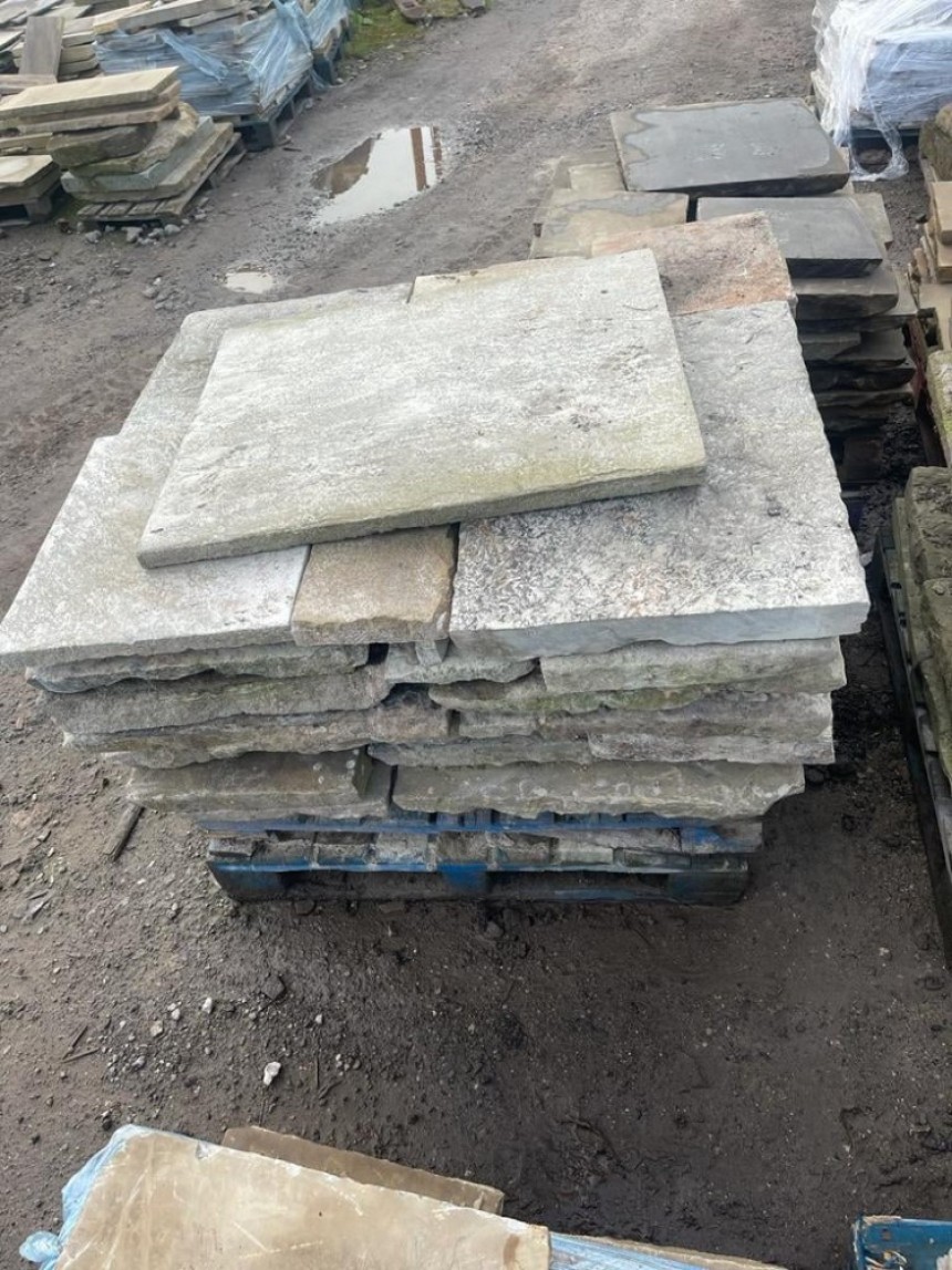 Antique & Reclaimed Reclaimed Yorkstone Flags - SalvoWEB UK