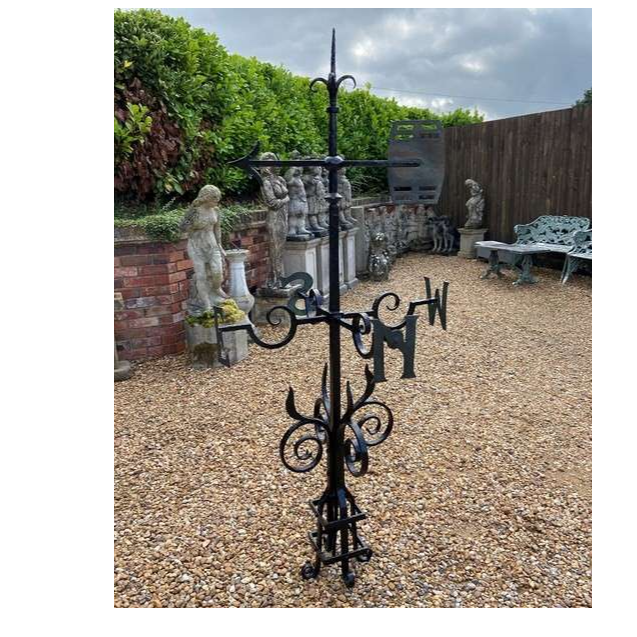 Antique & Reclaimed Antique Reclaimed Victorian Iron Weathervane with ...